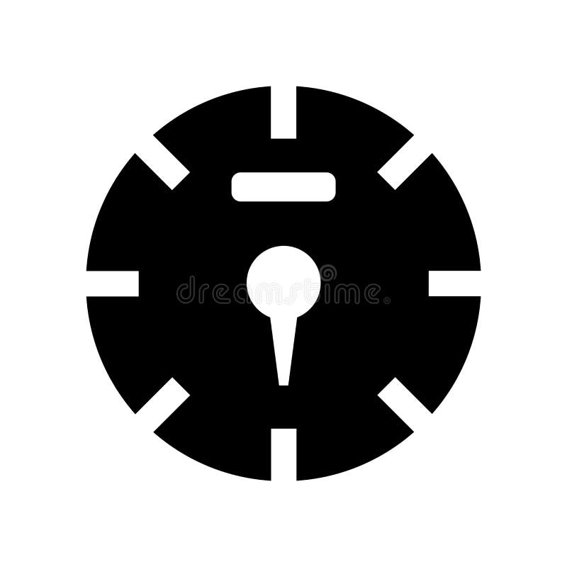 Speedometer Icon Vector Isolated on White Background, Speedometer Sign ...