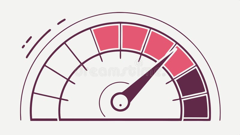 Speedometer Illustration, Speed Measurement and Performance Meter ...