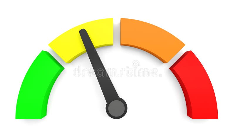 Speedometer Indicator Performance Measurement Stock Illustration ...