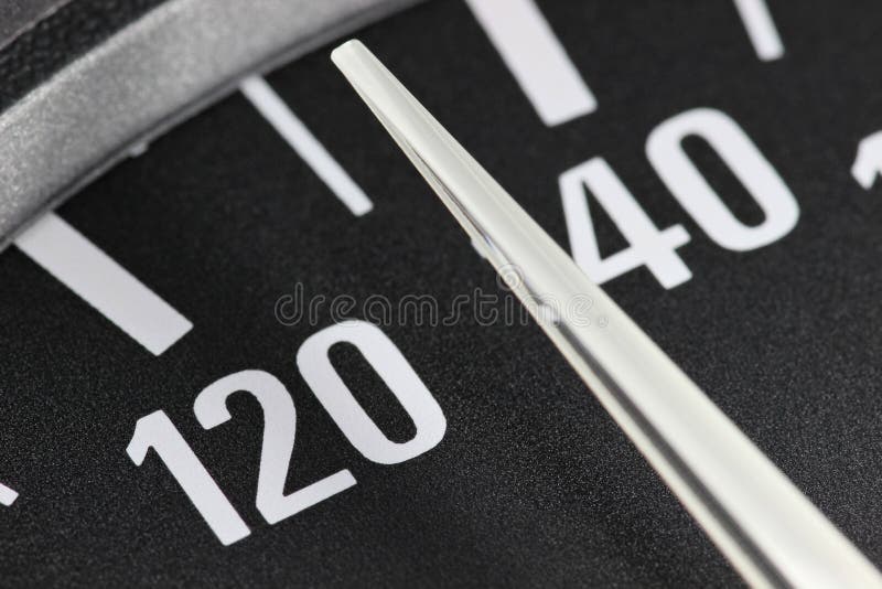 Speedometer at 130 km/h stock photo. Image of miles, analogous - 98157416