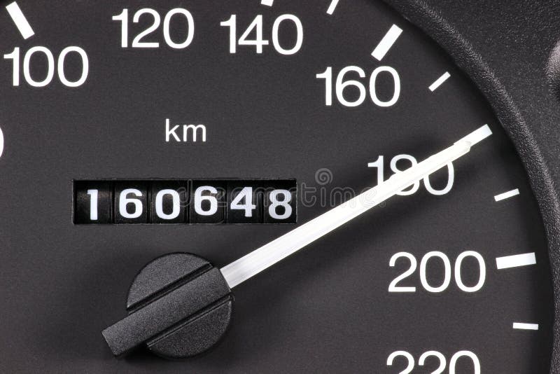Speedometer at 180 km/h stock image. Image of automotive - 98158299