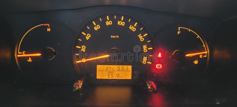 Speedometer Light Indicator RPM Stock Image - Image of maximizing ...