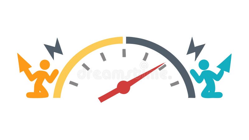 Speedometer with Lightning Bolt, High Performance Energy, Vector Design ...