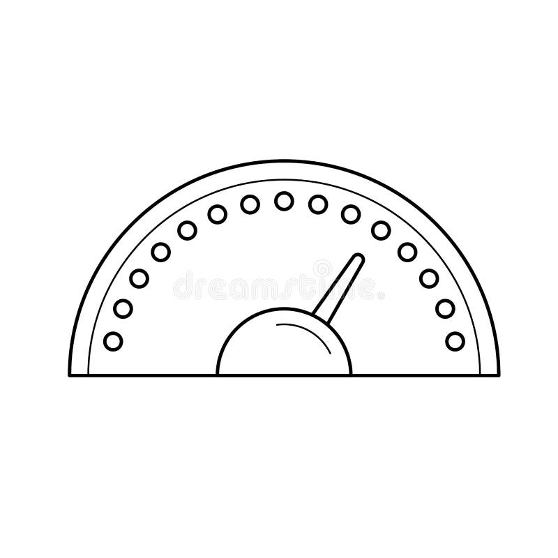 Speedometer Line Drawing Stock Illustrations – 414 Speedometer Line ...