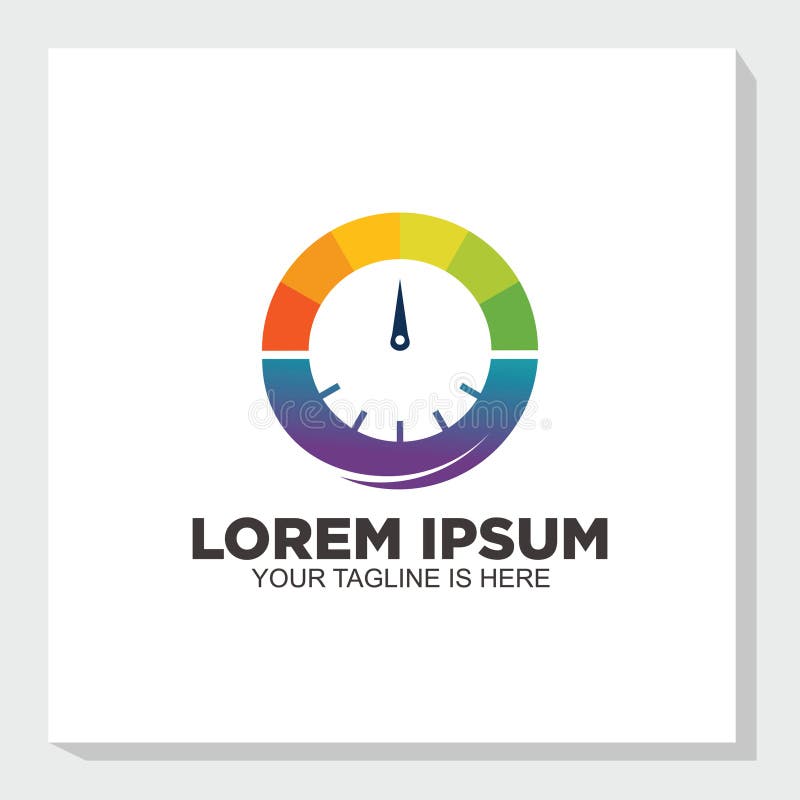 Speedometer Logo Concept, Automotive Logo Inspiration, Technology Icon ...