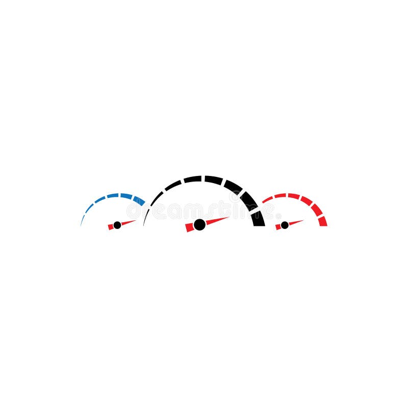 Speedometer Logo Illustration Stock Illustration - Illustration of ...