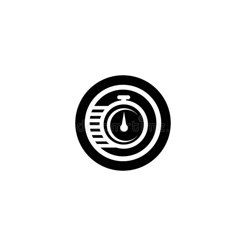 Speedometer logo vector stock illustration. Illustration of meter ...