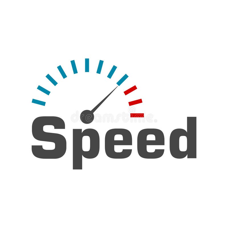 Speed meter Logo stock vector. Illustration of graphic - 66496308