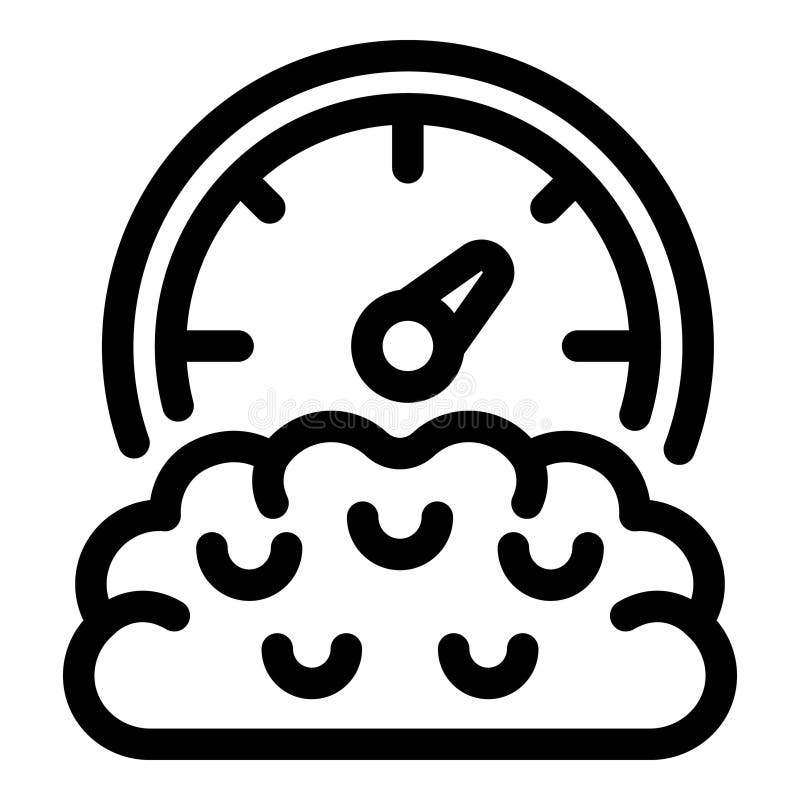 Speedometer Measuring Brain Power and Cognitive Function Stock ...
