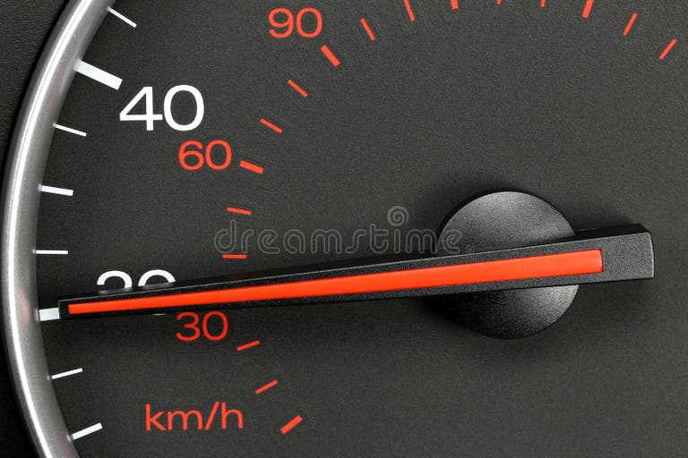 Speedometer at 20 MPH stock photo. Image of limit, indicator - 83351846