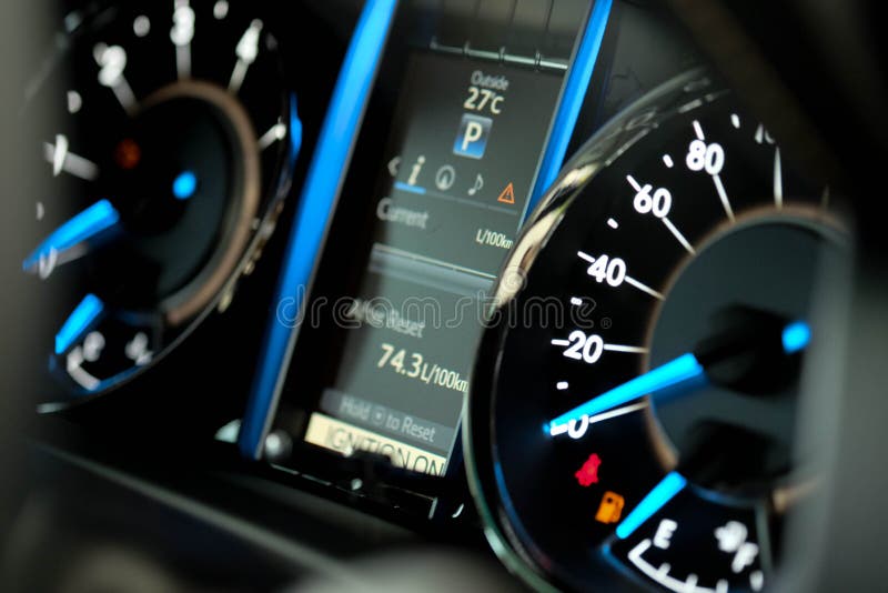 Speedometer stock image. Image of display, kilometer - 78371159