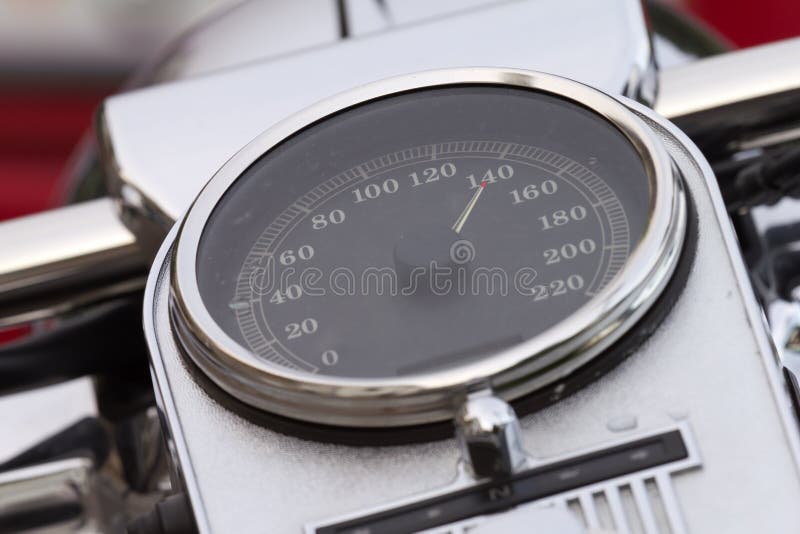 Speedometer Pointing High Speed Stock Photo - Image of competitive ...