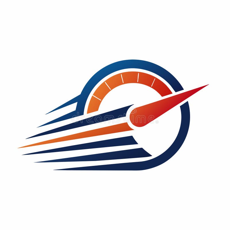 Speedometer with Red Arrow Pointing To the Maximum Speed, Symbolizing ...