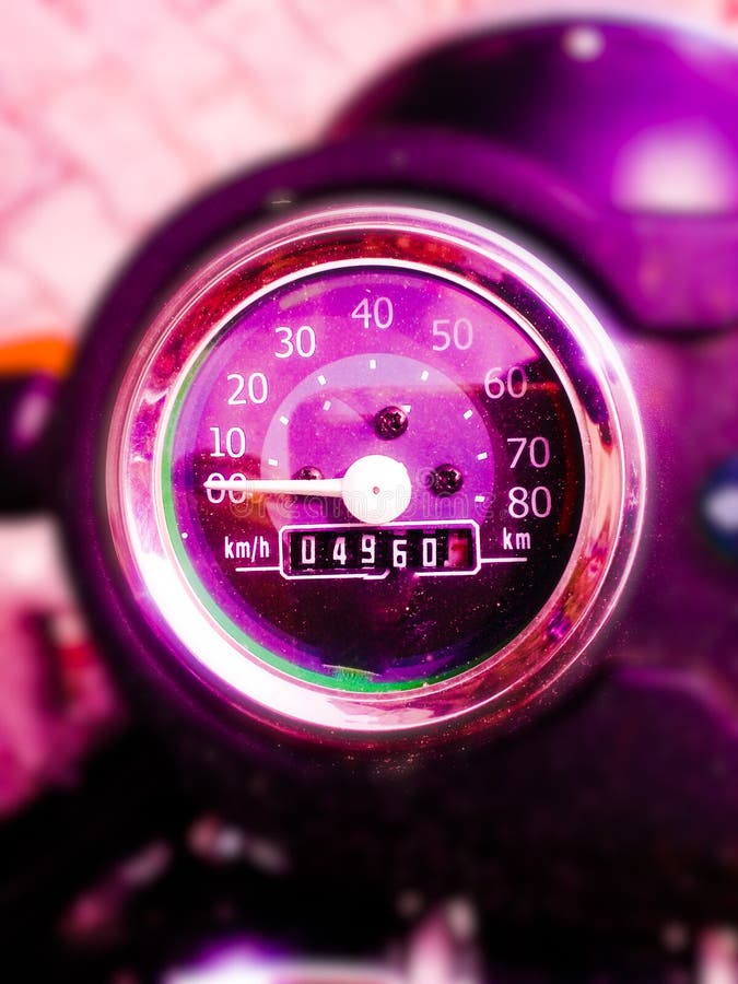 Retro Speedometer stock image. Image of meter, kilometers - 20721165