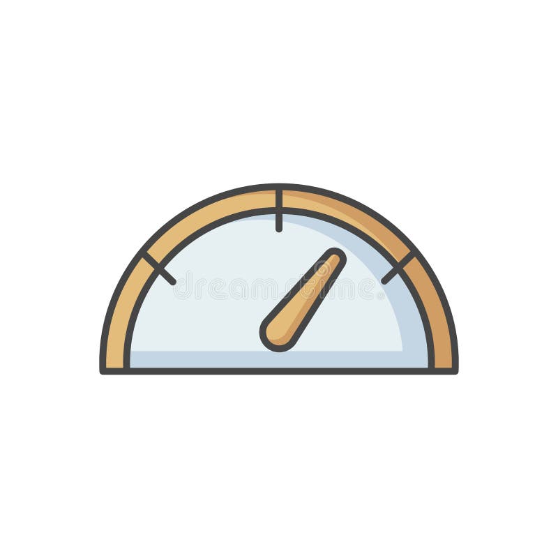 2 Color Velocity Concept Vector Icon. Isolated Two Color Velocity ...