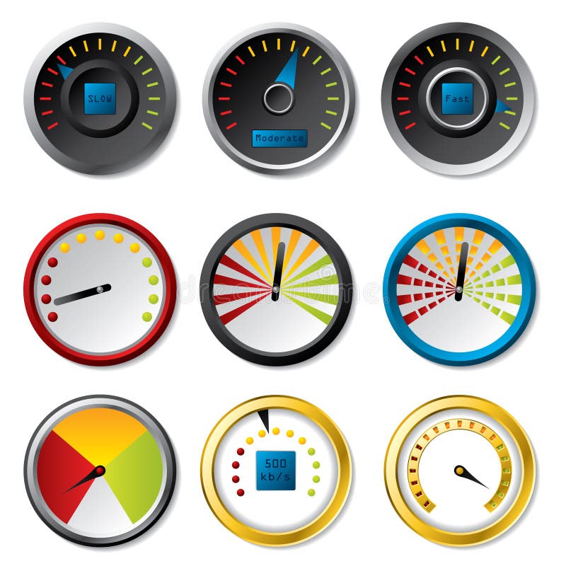Speedometer Shape Stock Illustrations – 3,022 Speedometer Shape Stock ...