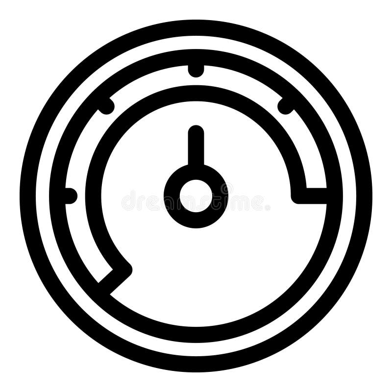 Speedometer Showing Increasing Speed with Needle Pointing High Value ...