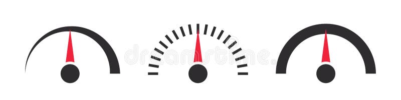 Speedometer Simple Icon. Speedometer, Tachometer, Indicator Icons ...