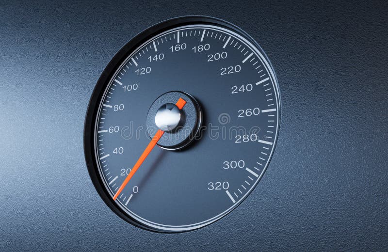 Speedometer Slow stock illustration. Illustration of speedometer ...