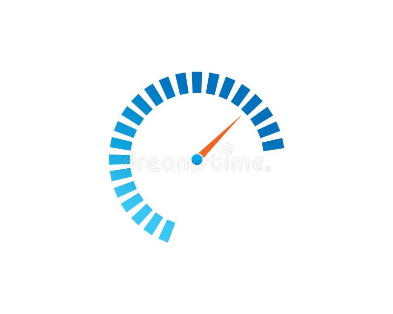 Speedometer Speed Car Auto Dashboard Vector Isolated Icons. Fast Time ...