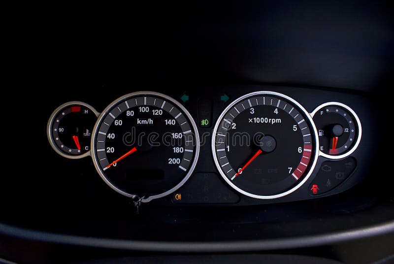 Speedometer - Tachometer stock photo. Image of dial, trip - 5322084