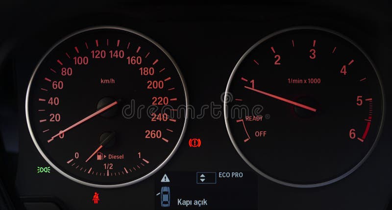 Speedometer and Tachometer stock photo. Image of industry - 74239850