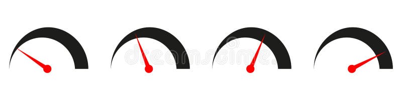 Speedometer, Tachometer Icon. Speed Indicator Sign. Internet Car Speed ...