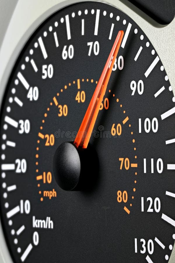Speedometer of a truck stock image. Image of indication - 247490777