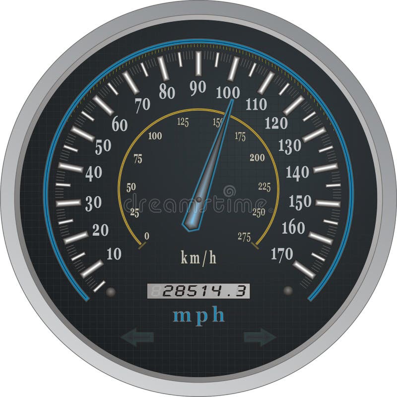 Speedometer Vector stock vector. Illustration of needle - 6558107