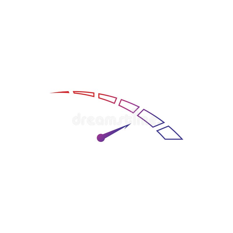 Speedometer Vector Graphic Design Illustration Template Stock Vector ...