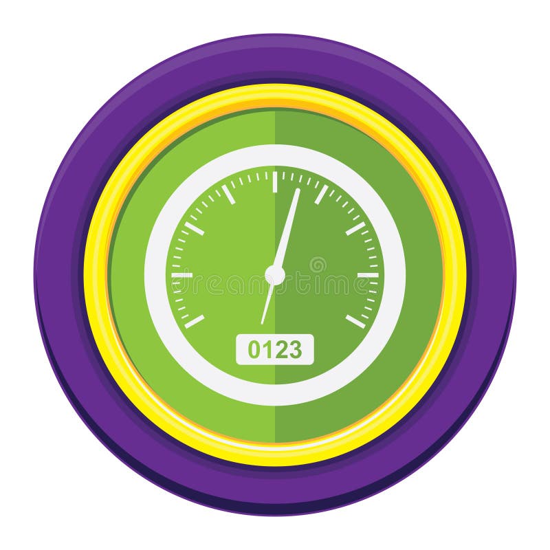 Speedometer. Vector Illustration Decorative Design Stock Vector ...
