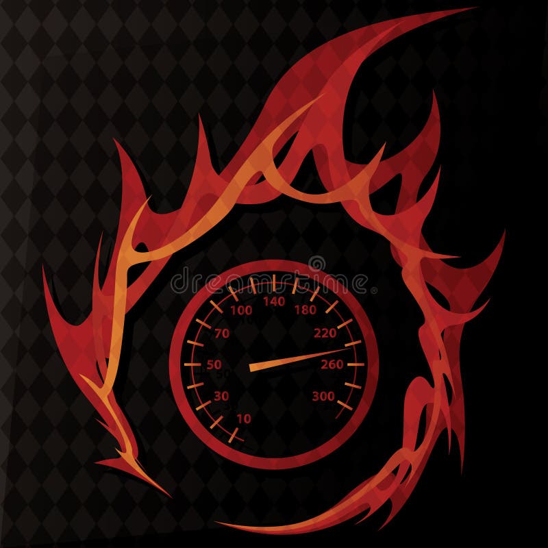Speedometer. Vector Illustration Decorative Design Stock Vector ...