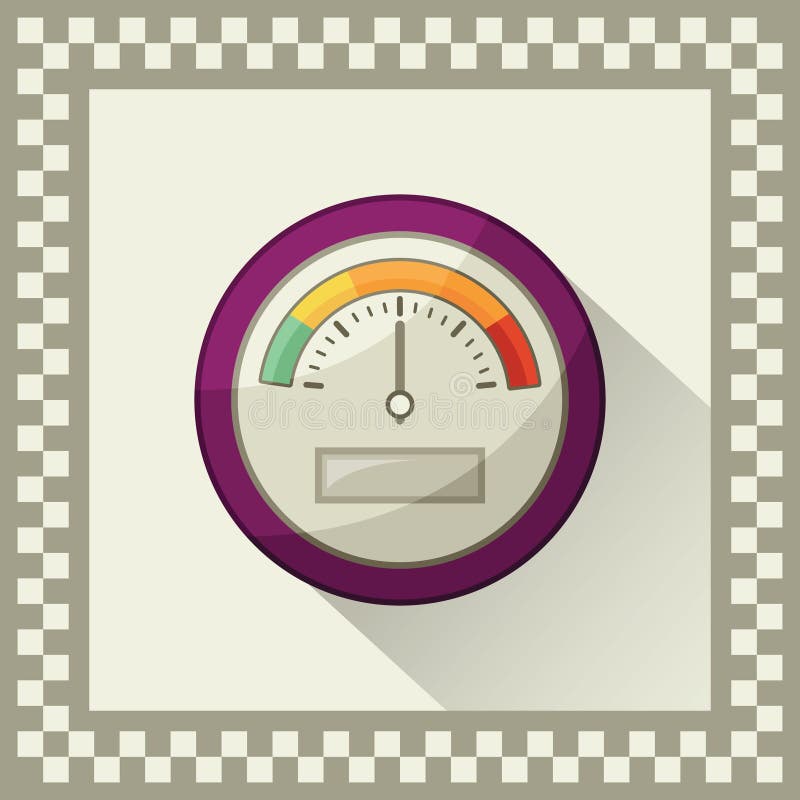 Speedometer. Vector Illustration Decorative Design Stock Vector ...