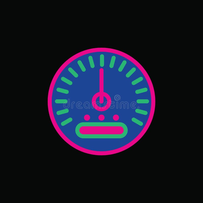 Speedometer. Vector Illustration Decorative Design Stock Vector ...