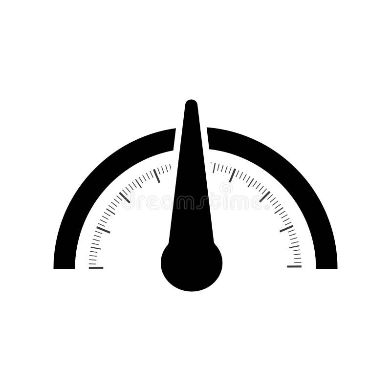 Speedometer Vector Illustration Stock Vector - Illustration of circle ...