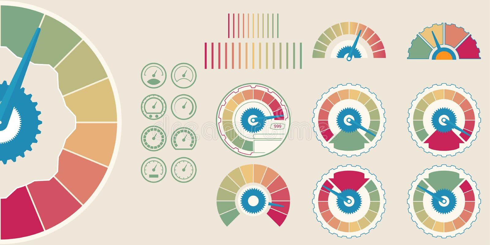 Dial Infographic Stock Illustrations – 3,715 Dial Infographic Stock ...