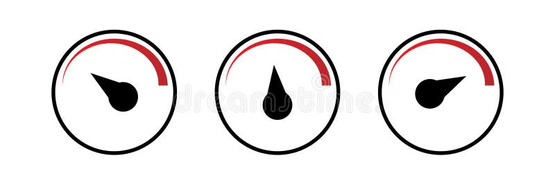 Speedtest Set Icon. Circle with Arrow and Scale Stock Vector ... Speedtest Set Icon. Circle with Arrow and Scale Stock Vector ...