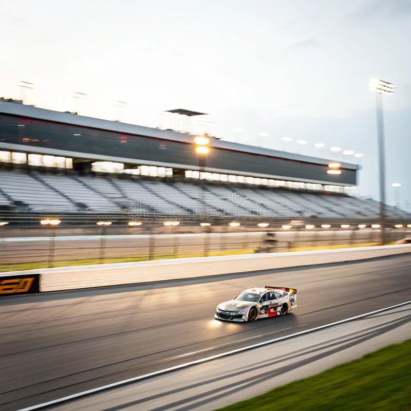 Speedway with Effect Motion Blur Stock Illustration - Illustration of ...