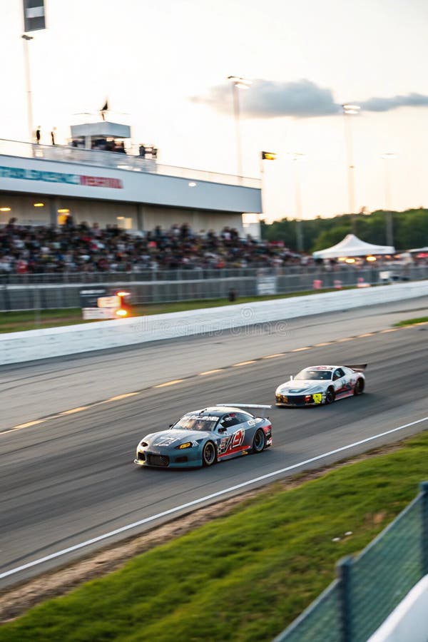 Speedway with Effect Motion Blur Stock Illustration - Illustration of ...