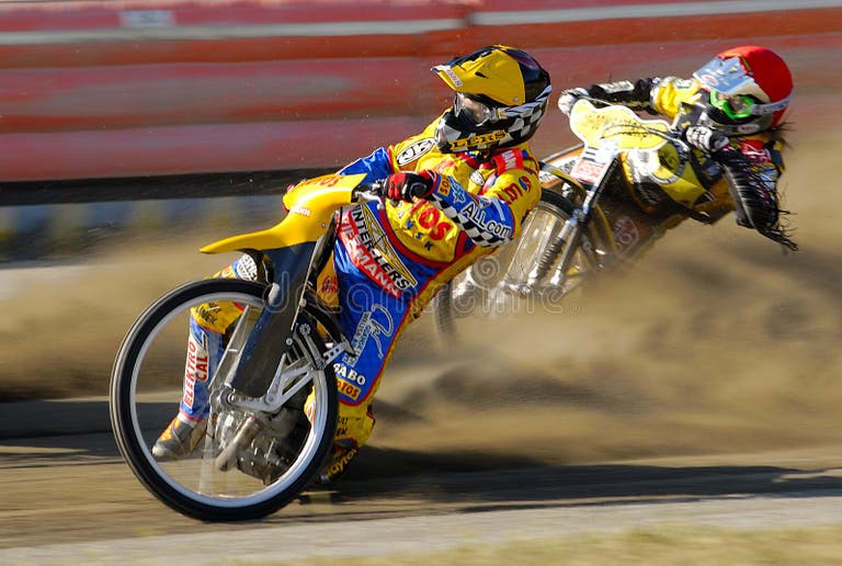 Speedway riders editorial stock photo. Image of speedway - 9684023