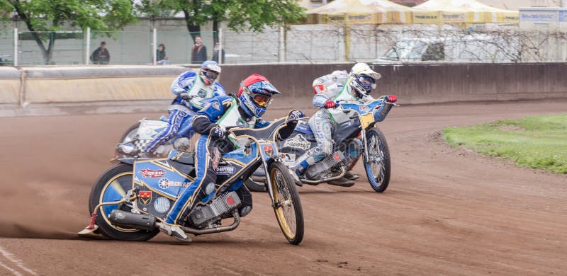 Speedway riders editorial stock photo. Image of racer - 70487933