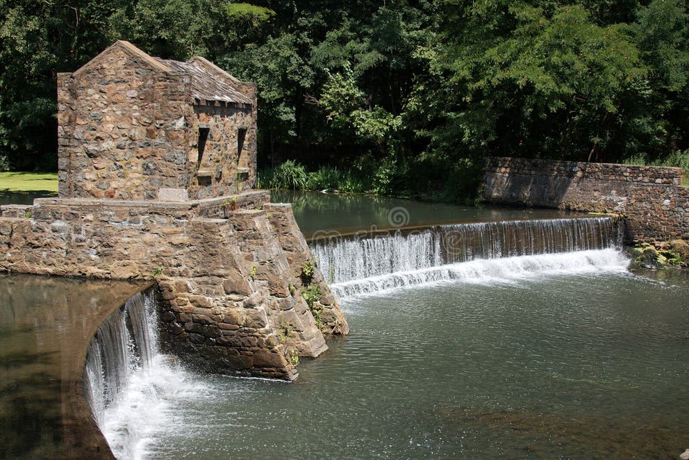 Speedwell Dam stock image. Image of waterfall, dams, types - 24082195