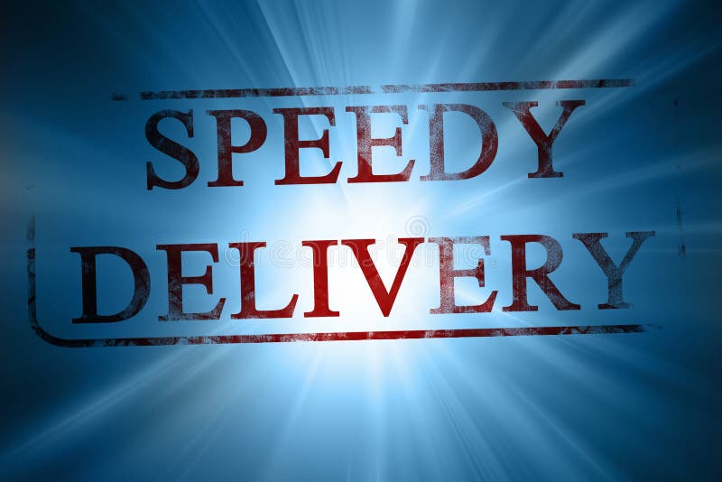 Speedy delivery stock illustration. Illustration of deliver - 7985091