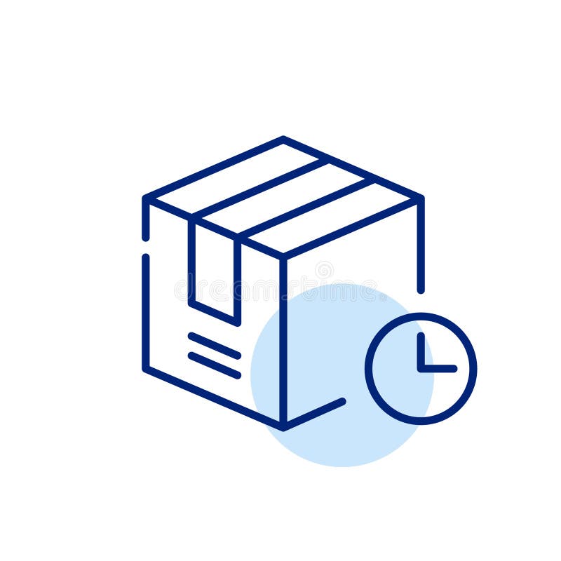 Speedy Delivery. Express Parcel Services. Pixel Perfect Icon Stock ...