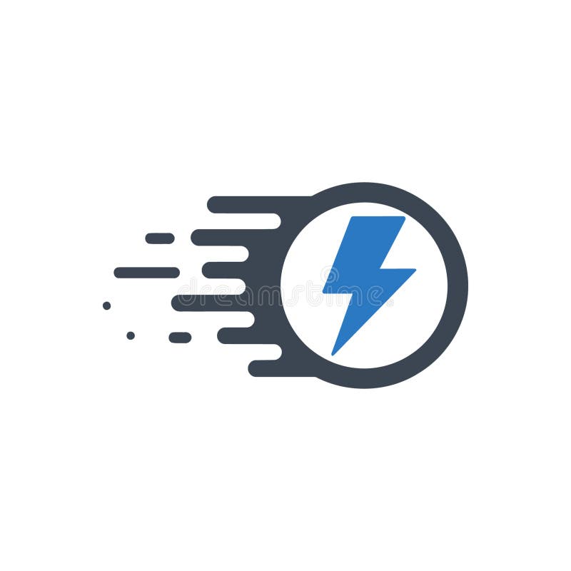 Speedy Energy Icon stock vector. Illustration of vector - 361691239