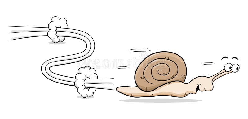 Speedy snail stock vector. Illustration of isolated, house - 52729487