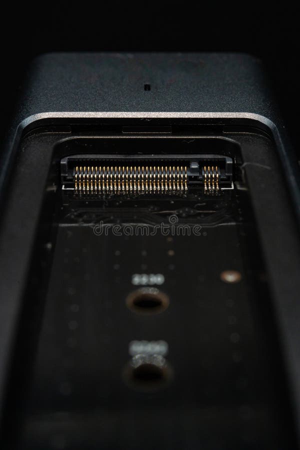 Speedy SSD Installation in Open Case with M.2 Connector on Black ...