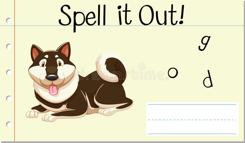 Spelling Dog Stock Illustrations – 245 Spelling Dog Stock Illustrations ...