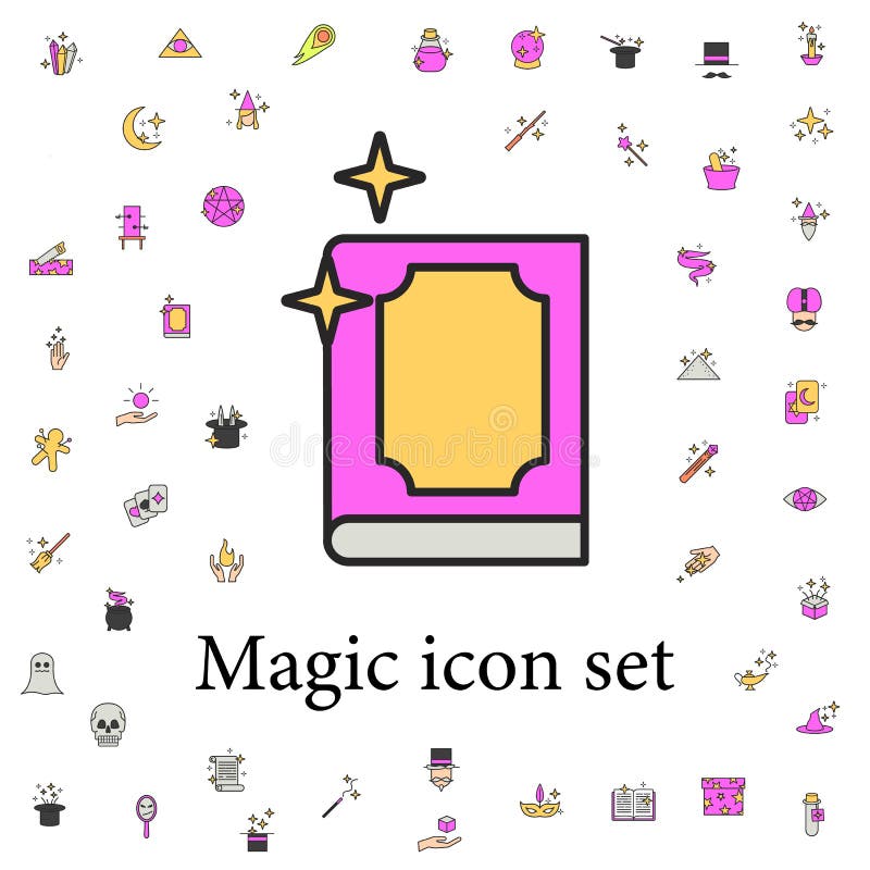 Spellbook Icons Stock Illustrations – 119 Spellbook Icons Stock ...