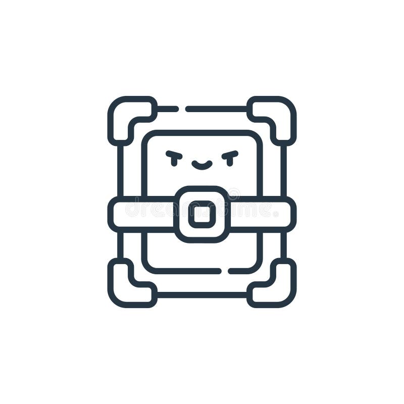 Spellbook Icon Vector from Videogame Elements Concept. Thin Line ...